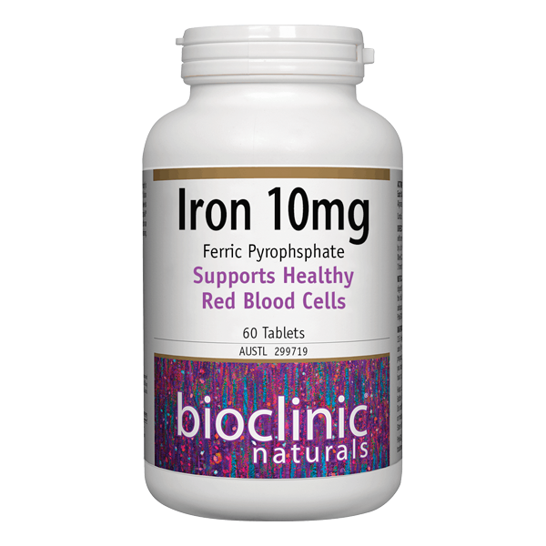 BioClinic Iron 10mg - Chewable | Tonic Natural Health Centre